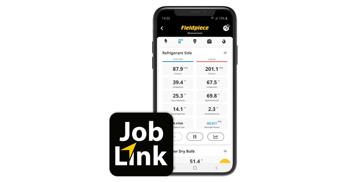 Fieldpiece Job Link System Mobile app | EURO-INDEX