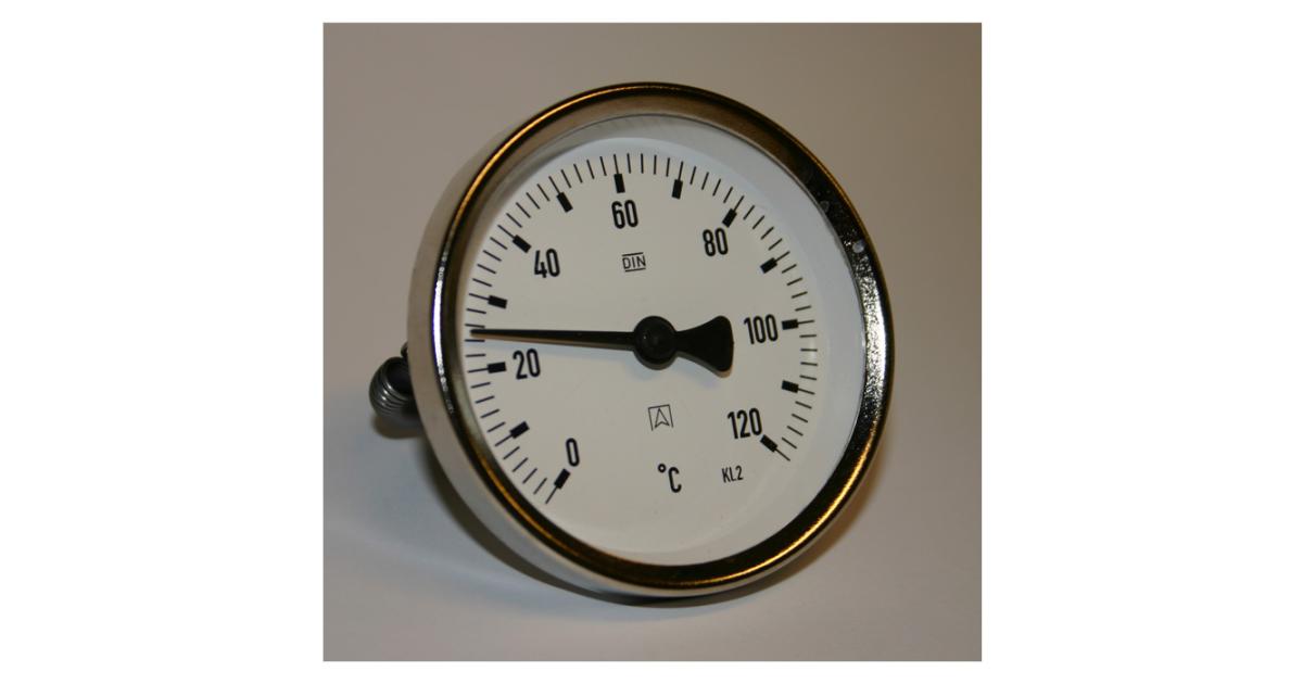 EURO-INDEX Buisklem bimetaal thermometer | EURO-INDEX