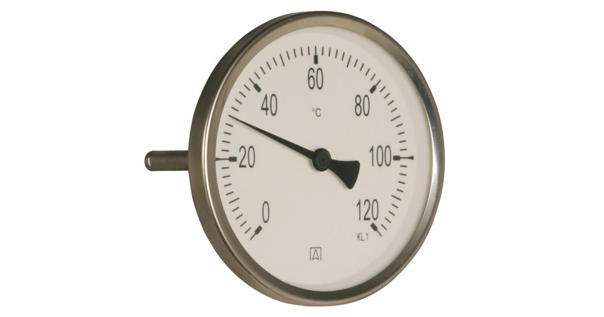 EURO-INDEX Metalen behuizing bimetaal thermometer | EURO-INDEX